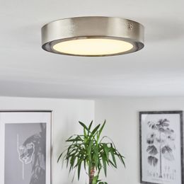 hofstein Finsrud Deckenleuchte LED Nickel-Matt, 1-flammig