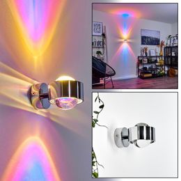 hofstein Sapri Wandleuchte Chrom, 1-flammig