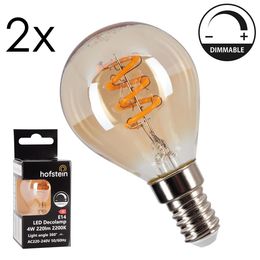 hofstein LED E14 2er Set 4 Watt 2200 Kelvin 220 Lumen