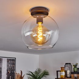 hofstein Koyoto Deckenleuchte Glas 25 cm Klar, 1-flammig
