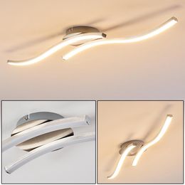 hofstein Nendaz Deckenleuchte LED Nickel-Matt, 2-flammig