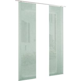 HEINE HOME unisex Schiebevorhang salbei Gr&ouml;&szlig;e 145x57 cm