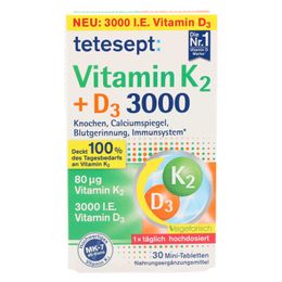 Tetesept Vitamin K2+D3 3000 Filmtabletten 30 St