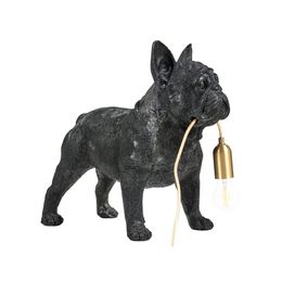 Beliani Tischleuchten BAXTER in Schwarz/Messing - (W) 24 x (H) 43 x (L) 47 cm | Gr.: onesize