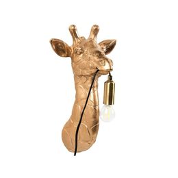 Beliani Wandleuchten MERLIN in Gold/Messing - (W) 23 x (H) 36 x (L) 10 cm | Gr.: onesize