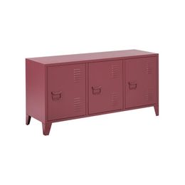 Beliani Büroschränke CARDIFF in Rot - (W) 120 x (H) 60 x (L) 40 cm | Gr.: onesize