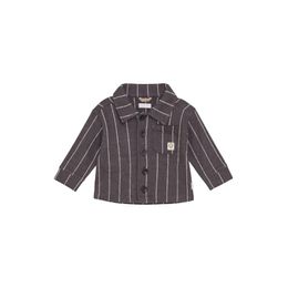 Noppies Strickjacke Seeley in Stripe Pattern Dark Grey | Gr.: 74