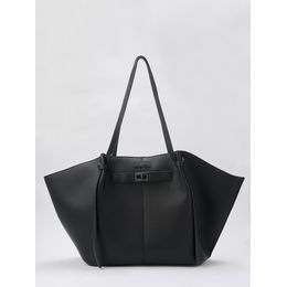 KOROSHI Umhängetasche Shopper Lederoptik in SCHWARZ | Gr.: onesize