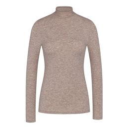 Triumph Rollkragenshirt Beauty Layers Top in BROWN - LIGHT COMBINATION | Gr.: XS