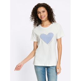 Heine T-Shirt in ecru | Gr.: 34