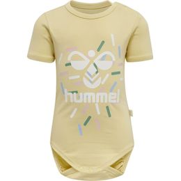 Hummel Druckknopf Strampler Hmllake Kinder in ITALIAN STRAW | Gr.: 56