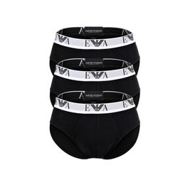Emporio Armani Slip 3er Pack in Schwarz | Gr.: S