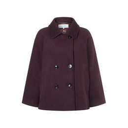 More & More More & More doppelreihige Cape-Jacke in ruby orchid | Gr.: 42