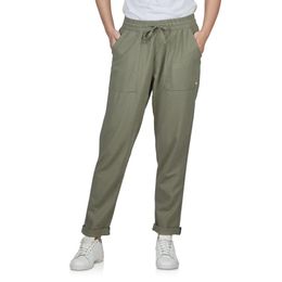 DENIMFY Stoffhose / Chino DFLinda regular/straight in Oliv | Gr.: XXL