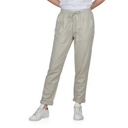 DENIMFY Stoffhose / Chino DFLinda regular/straight in Beige | Gr.: XXL