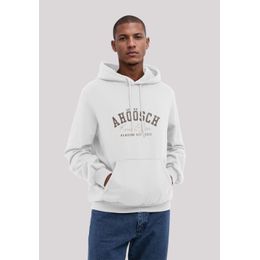Kapuzenpullover F4NT4STIC "Knut & Jan Hamburg Ah&ouml;&ouml;sch Plattdeutsch", Herren, Gr. XS, off, wei&szlig;, Obermaterial: 80% Baumwolle, 20% Polyester, relaxed fit, Pullover Kapuzenpullover, Premium Qualit&auml;t
