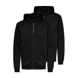 Only & Sons ONLY & SONS Sweatjacke / Hoodie Ceres in Schwarz | Gr.: L