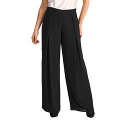 HERMANN LANGE Collection Stoffhose Sommerhose im Culotte-Stil schwarz 38 - N-Gr N-Gr 38 Weite Hose von HERMANN LANGE Collection