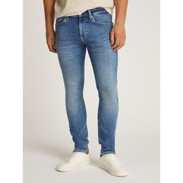 Calvin Klein Jeans Stretch-Jeans »SKINNY« Coinpocket, Logostickerei Light Denim 31 - Länge 32 Länge 32 31 Jeans von Calvin Klein Jeans Menswear