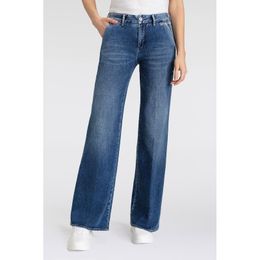 Herrlicher Damen Schlagjeans &raquo;Lovely Flared Light Denim&laquo; grau 30, N-Gr