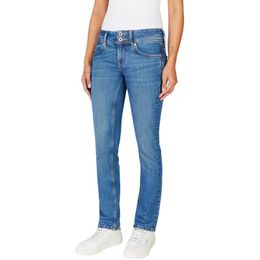 Pepe Jeans Slim-fit-Jeans »SLIM JEANS LW« mit doppeltem Knopfverschluss MEDIUM BLUE WISER WASH 26 - Länge 32 Länge 32 26 Slim-Fit Jeans von Pepe Jeans