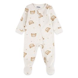 HUGGIES BABYWEAR Strampler &raquo;HUGB FOOTED COVERALL&laquo; allover mit B&auml;rchen und Sternen bedruckt HUGGIES SAND HTR 4 (74) - N-Gr N-Gr 4 (74) Strampler von...
