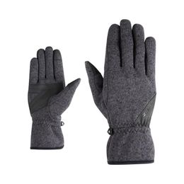 Ziener Multisporthandschuhe &raquo;IWO-Z AS TOUCH unisex&laquo; black m&eacute;lange 7.5 7.5 Wasserdichter Freizeithandschuh in Strickoptik