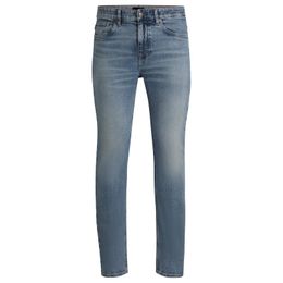 BOSS Orange Straight-Jeans »Delaware« mit Leder-Badge Turquoise/Aqua442 32 - Länge 32 Länge 32 32 Jeans von BOSS Orange Menswear