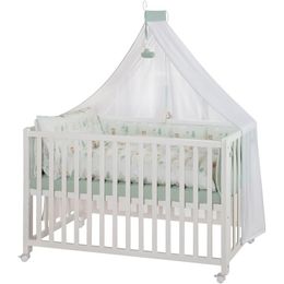 Roba Babybett »Room Bed - Woodland Buddies« als Beistell-, Kinder- und Juniorbett verwendbar Woddland Buddies