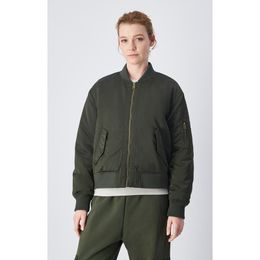 Champion Bomberjacke ohne Kapuze olivgrün XXL XXL Klassische Bomberjacke von Champion