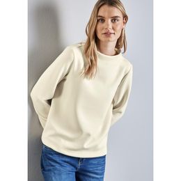 Street One Sweatshirt mit Rollkragen lucid white 36 36 Langarmshirt von Street One