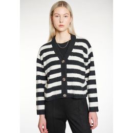 Haily's HAILY’S Strickjacke »LS P CD Ri44ke« black/offwhite stripe XXL (44) XXL (44) Cardigan von HaILY’S in bester Marken-Qualität