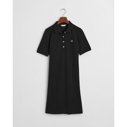 Gant Polokleid »SHIELD SS PIQUE POLO DRESS« BLACK 3XL - N-Gr N-Gr 3XL Piqué-Polokleid von von Gant