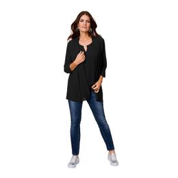 HERMANN LANGE Collection Blusenblazer in semitransparenter Qualit&auml;t schwarz 54 54 Elegante Blusenjacke von HERMANN LANGE