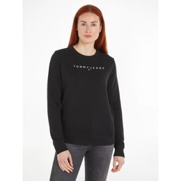 Tommy Jeans Sweatshirt &raquo;TJW REG LINEAR CREW EXT&laquo;, mit Logoschriftzug Black XL (42) XL (42) Sweatshirt von Tommy Jeans
