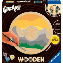 Ravensburger Malen nach Zahlen »CreArt, Wooden, Mountains« Made in Europe bunt