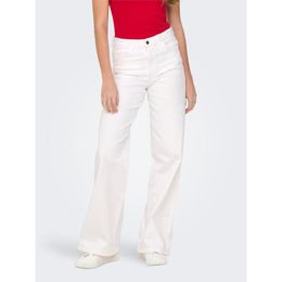 Jacqueline de Yong JDY High-waist-Jeans »FELINA-FINA HW WIDE WHITEJNS DNM NOOS« White Denim XS (34) - Länge 32 Länge 32 XS (34) 5-Pocket Jeans von JDY