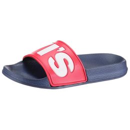 Levi's® kids LEVI'S KIDS Pantolette »JUNE«, Sommerschuh, Schlappen, Badeschuh, Poolslides mit Kontast-Logo navy-rot 37 37 Coole Pool Slides mit Logoverzierung