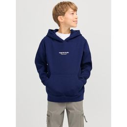 Jack & Jones JACK & JONES JUNIOR Kapuzensweatshirt &raquo;JORVESTERBRO SWEAT HOOD NOOS JNR&laquo; Ocean Cavern 176 176 Sweater von Jack & Jones Junior f&uuml;r Jungen