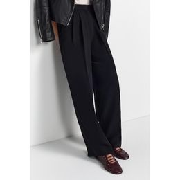 RICHROYAL B&uuml;gelfaltenhose Mit Markenlabel &uuml;ber der Tasche schwarz 40 - N-Gr N-Gr 40 Elegante Hose von RICHROYAL