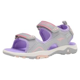 Kangaroos Sandale »K-Leni Nova« vapor grey/frost pink 32 32 Modische Sandale von Kangaroos mit Klettverschluss