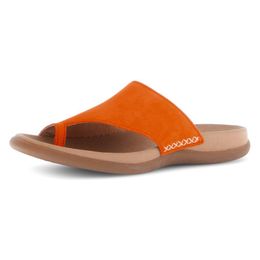 Gabor Dianette, Keilabsatz, Sommerschuh, Bequemschuh mit Zehenring orange 44 44 Bequeme Dianette mit Best Fitting Ausstattung