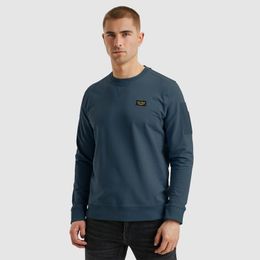 PME-Legend PME LEGEND Sweatshirt &raquo;Airstrip sweat&laquo;, mit Logo Stickerei ashleigh blue L L Sweatshirt von PME Legend