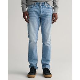 Gant Regular-fit-Jeans »REGULAR JEANS« LIGHT BLUE VINTAGE 34 - Länge 34 Länge 34 34 Modische Jeans von Gant Menswear