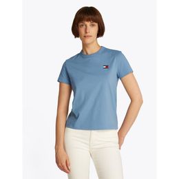Tommy Jeans T-Shirt »TJW REG BADGE TEE« mit Logo-Badge Colorado Blue M (38) M (38) Basic T-Shirt von Tommy Jeans