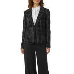 comma, COMMA Jackenblazer mit Karo Muster grey-black 46 46 Blazer von COMMA