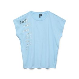 Véro Moda VERO MODA Kurzarmshirt »VMSIA AVA SS TOP BOX JRS GA« Airy Blue Print:LOVE M M T-Shirt von Vero Moda