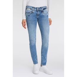 Herrlicher Slim-fit-Jeans »Piper Slim Denim« mit Zierknöpfen an den Gesäßtaschen after rain 26 - Länge 30 Länge 30 26 Slim Jeans von Herrlicher