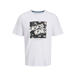 Jack & Jones JACK & JONES JUNIOR T-Shirt »JJHAWAII SHAPE TEE SS CREW NECK JNR« White 140 140 Kurzarm-Design, optimal für wärmere Tage oder als Layering-Basis
