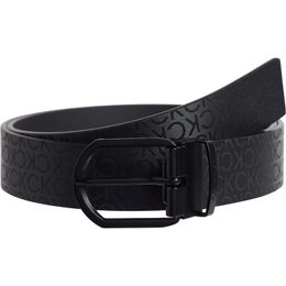 Calvin Klein Ledergürtel »ADJ CASUAL ROUND MONO 35MM« mit Logo-Print Industrial Mono Black